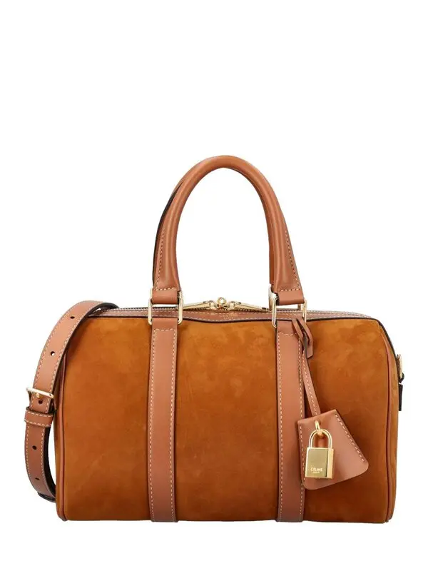 Celine Boston Medium Leather Handbag - Multicolor