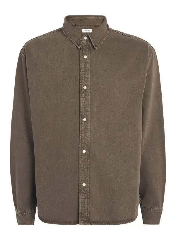 FRAME Denim Overshirt - Brown