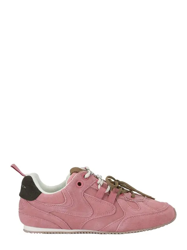 Kurt Geiger Suede Slim Runner Sneakers - Pink
