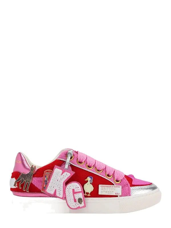 Kurt Geiger Southbank Tag Slim Sneakers - Red