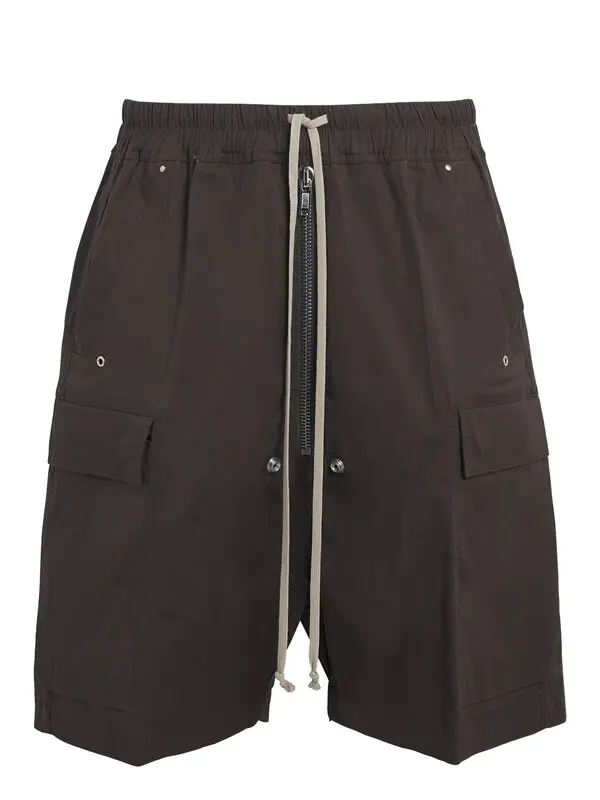 Rick Owens Cargobela Shorts - Grey