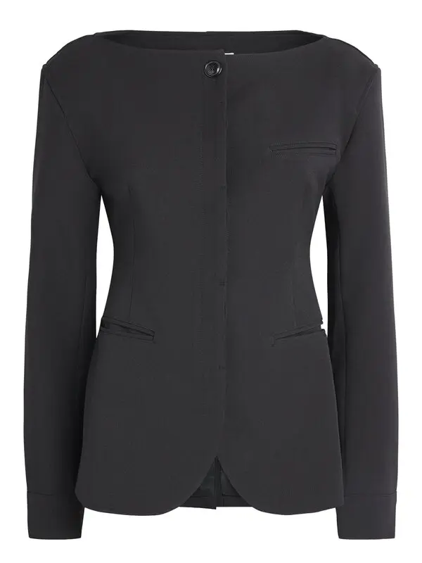 Source Unknown Cinched Matteo Blazer - Black