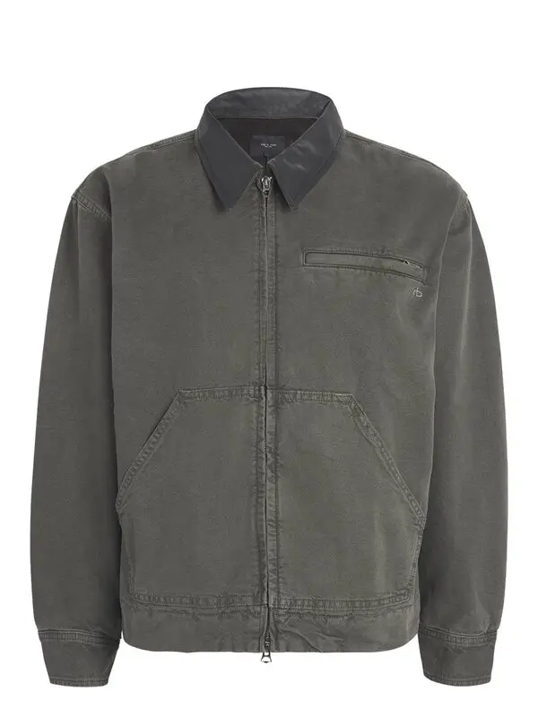 Rag & Bone Denim Workwear Shacket - Green