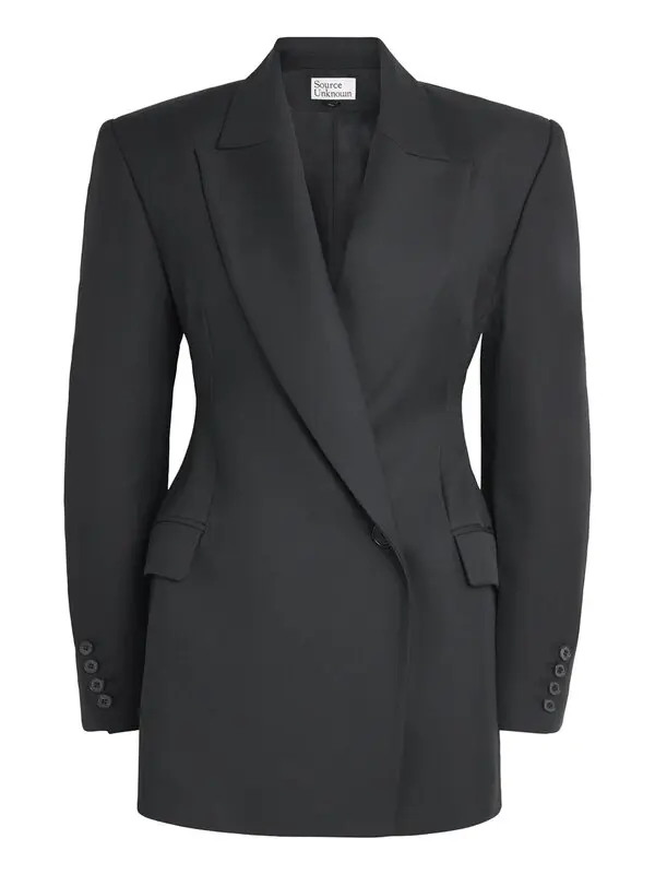 Source Unknown Hourglass Martha Blazer - Black