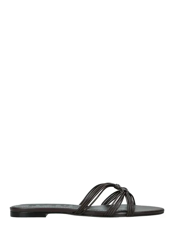 Staud Leather Carrie Sandals - Brown