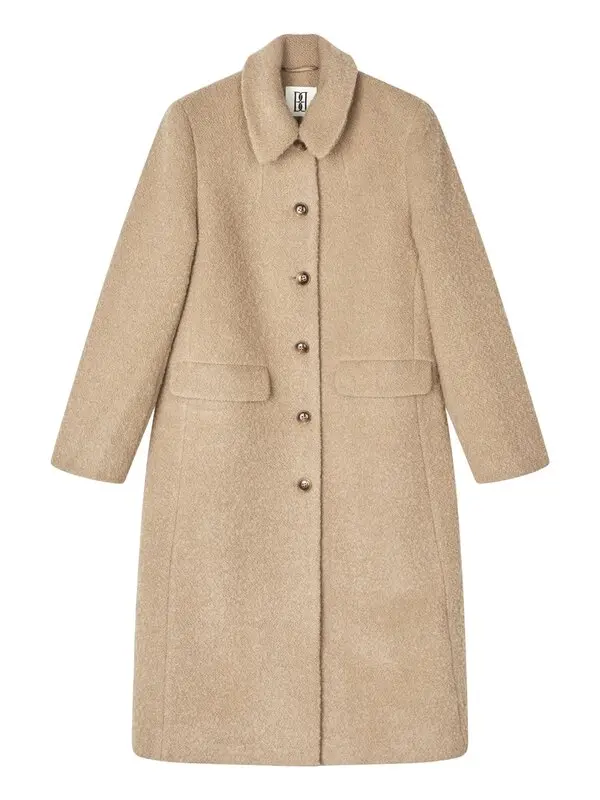 BY MALENE BIRGER Madera Midi Coat - Old Beige