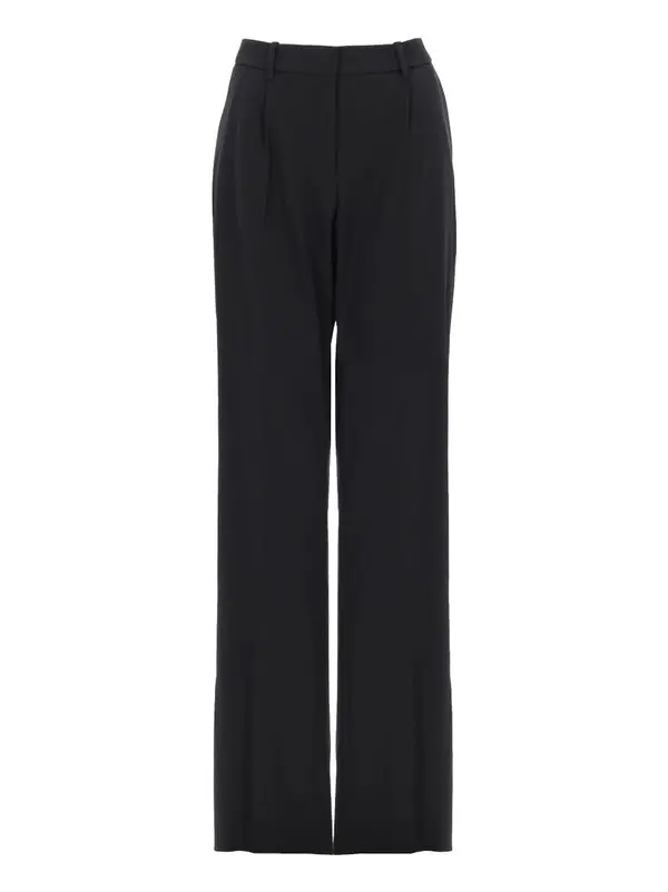 Balenciaga Sartorial Wool-blend Tailored Pants - Black