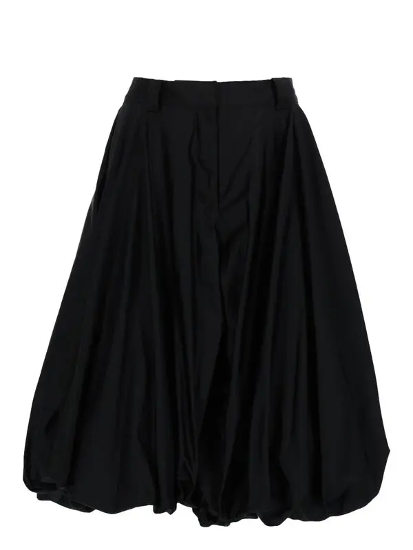 Balenciaga Balloon-style Silk-blend Mini Shorts - Black