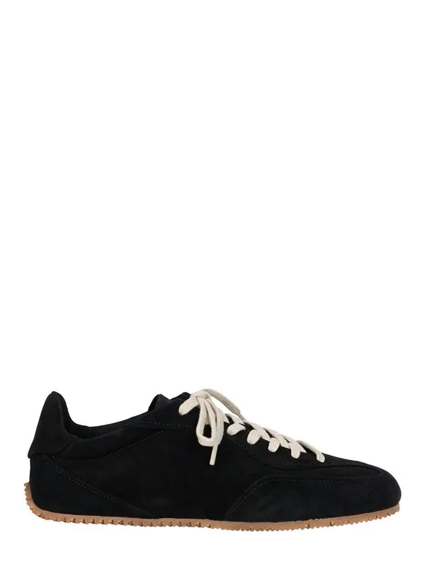 Axel Arigato Suede Sneaker With Contrast Laces - Black