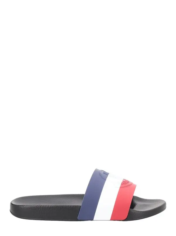 Moncler Elastodiene Slide Sandals - Black