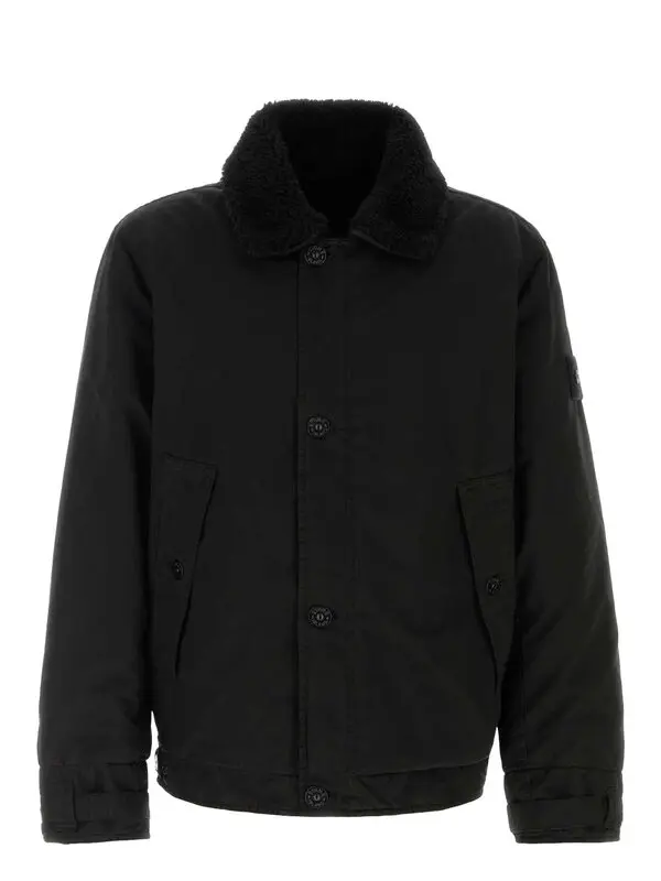 Stone Island Style Tech Jacket Blazer - Black