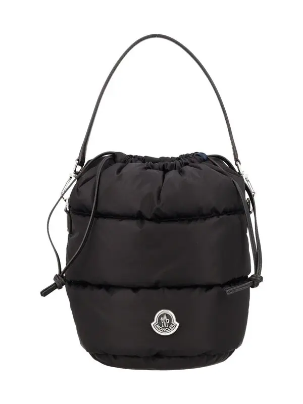 Moncler Mini Cardoc Nylon Shoulder Bag - Black