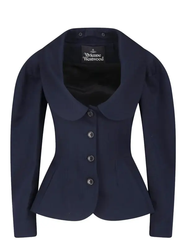 VIVIENNE WESTWOOD Virgin Wool And Cotton Jacket - Blue