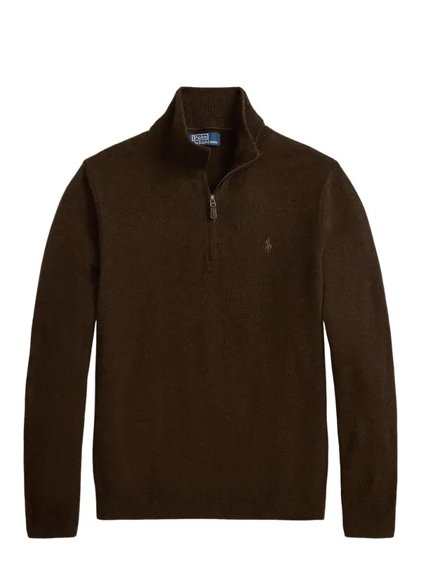 Polo Ralph Lauren Long Sleeve Half-zip Pullover - Marrone