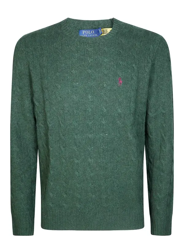 Polo Ralph Lauren Cable Knit Pullover Sweater - Verde