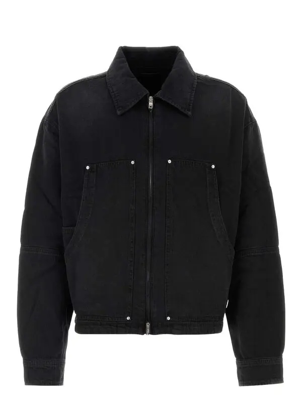 Amiri Denim Work Jacket - Vintageblack
