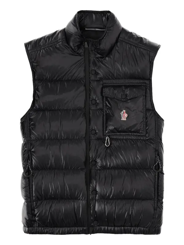 Moncler Padded Logo Jacket - Black