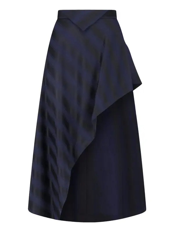 VIVIENNE WESTWOOD Virgin Wool Skirt - Blue