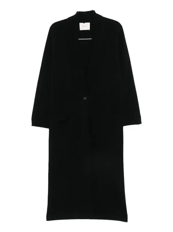 LISA YANG Cashmere Cardigan Jacket With Button Closure And Front Pockets - Nero