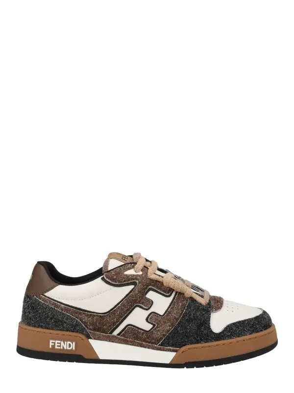 Fendi S Match Leather Sneakers - Multicolour