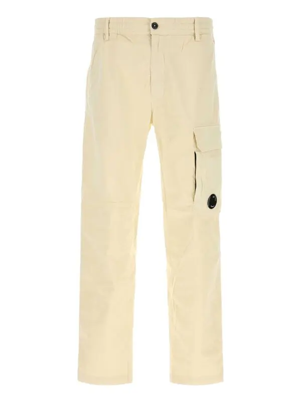 C.P. COMPANY Stretch Cotton Cargo Pant - Yellow