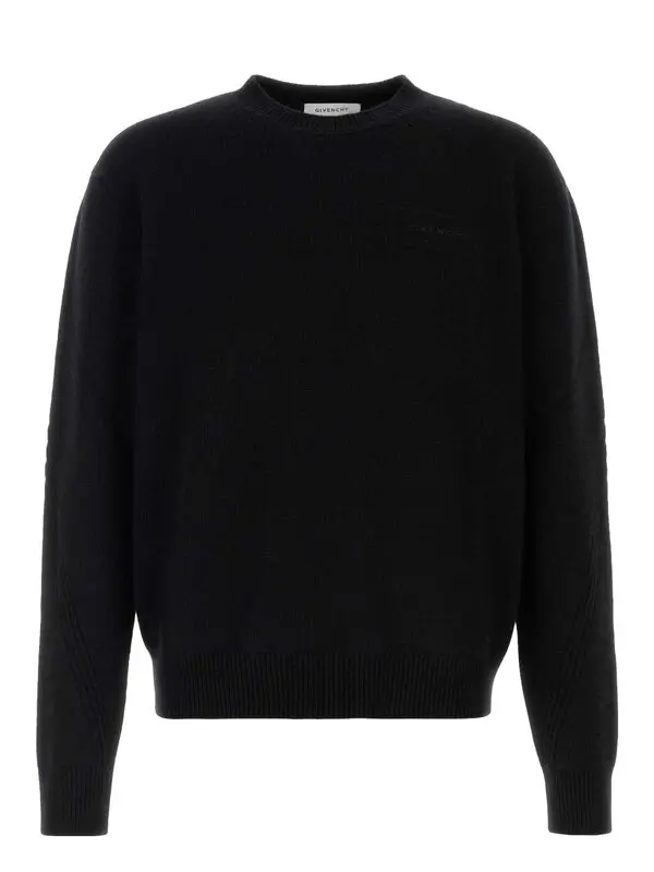 Givenchy Seam Crewneck Sweater - Black