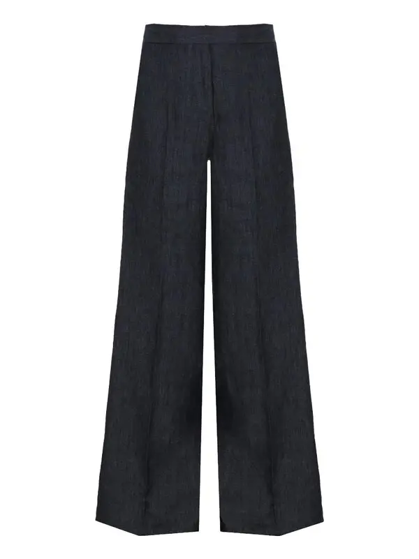 Max Mara Italian Linen Tailored Shorts - Grey