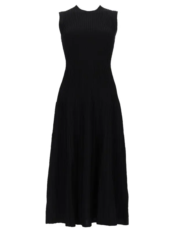 Max Mara Maximally Elegant Fitted Viscose Crepe Gown - Black