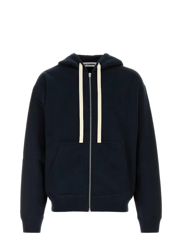 JIL SANDER Zip-up Hoodie Sweatshirt - 402