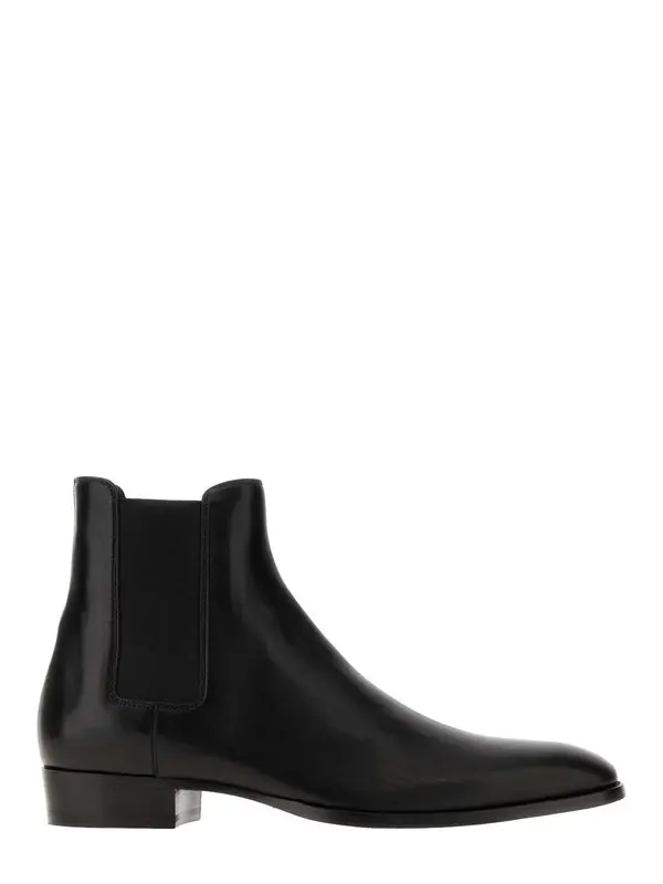Saint Laurent Wyatt 30 Chelsea Boot - Nero