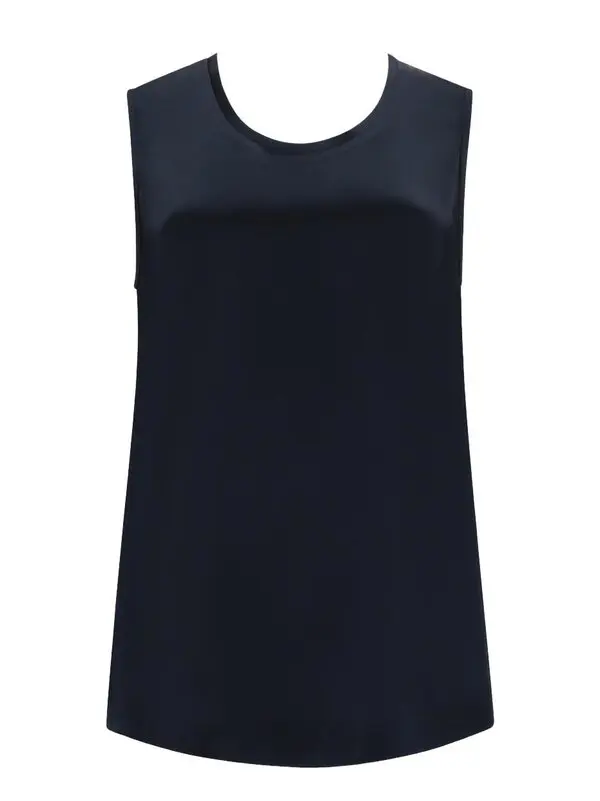 Max Mara Smocked Top - Blue