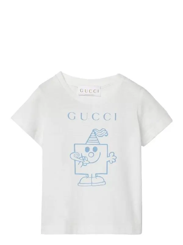 Gucci Happy Birthday Cotton T-shirt - Multicolour