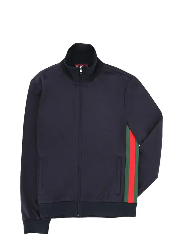 Gucci Polyester-cotton Zip-front Sports Jacket - Black