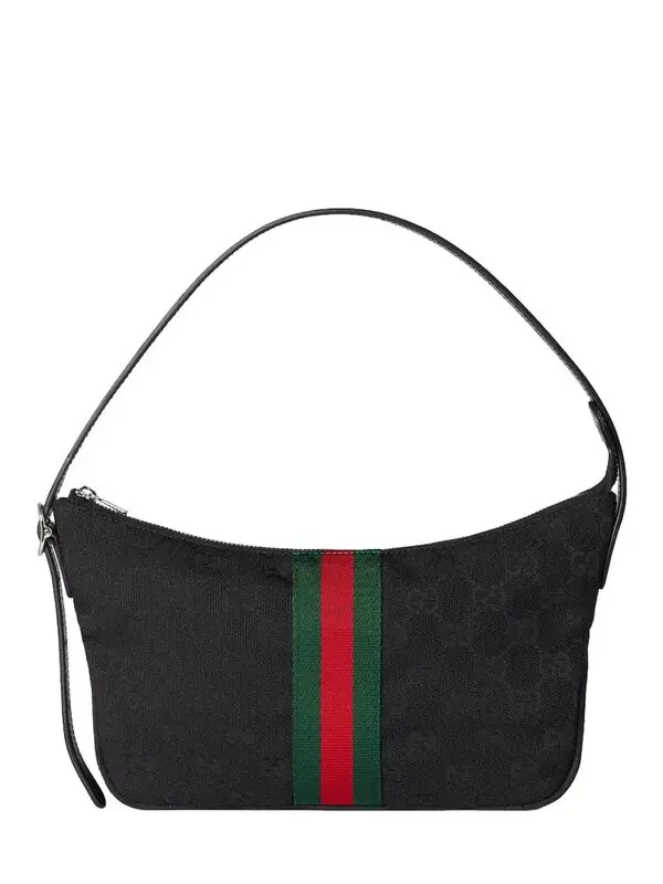 Gucci Bezel Crossbody Handbag - Black