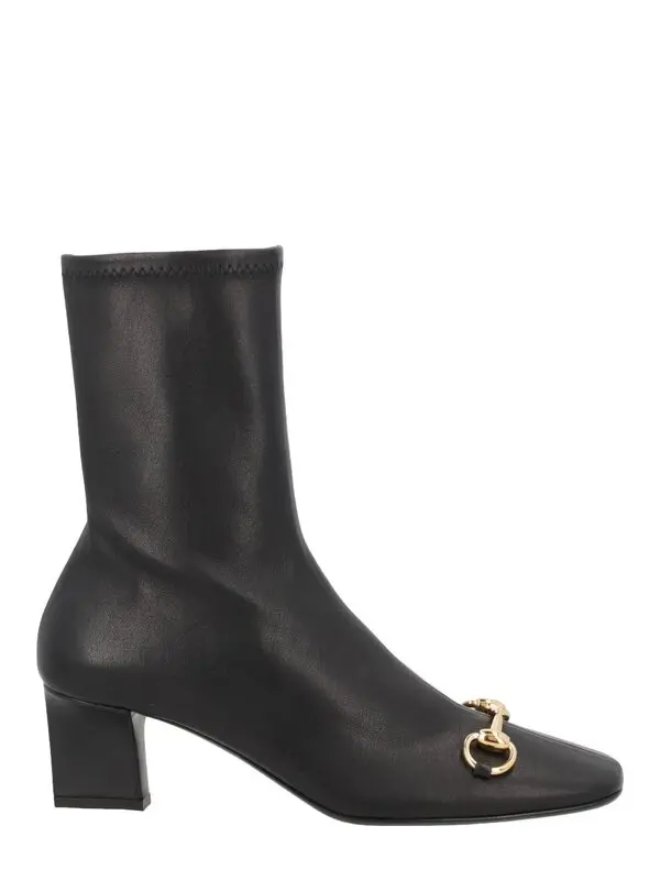 Gucci Lamb Leather Stiletto Boot - Black