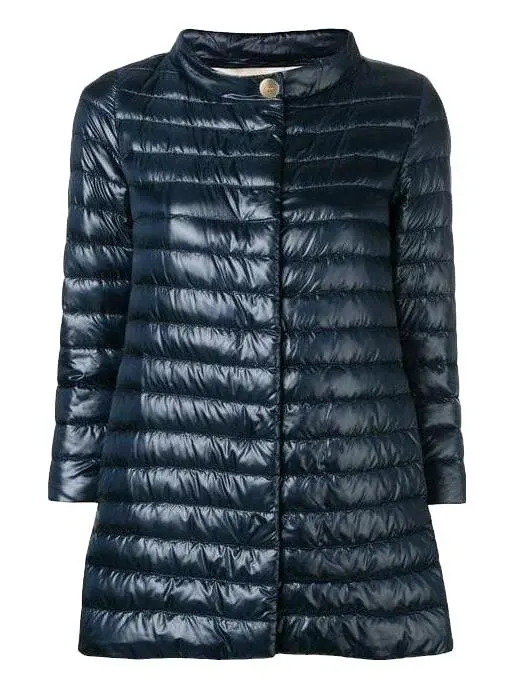 Herno A-shape Rossella Long Down Jacket - Black