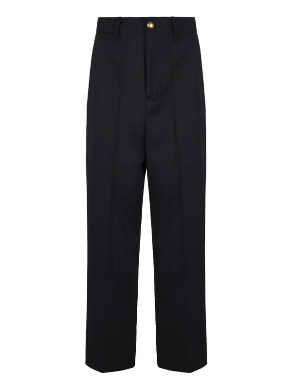 P.a.r.o.s.h Tailored Wool Trousers - Blue