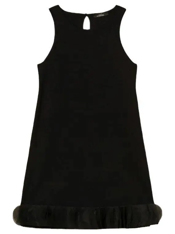 TWINSET Tulle-trimmed Mini Dress - Black