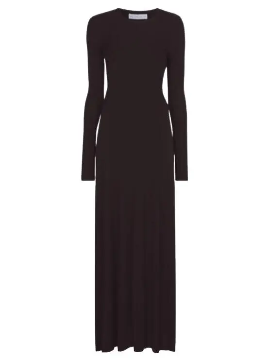 Proenza Schouler Open-back Jersey Maxi Dress - Black