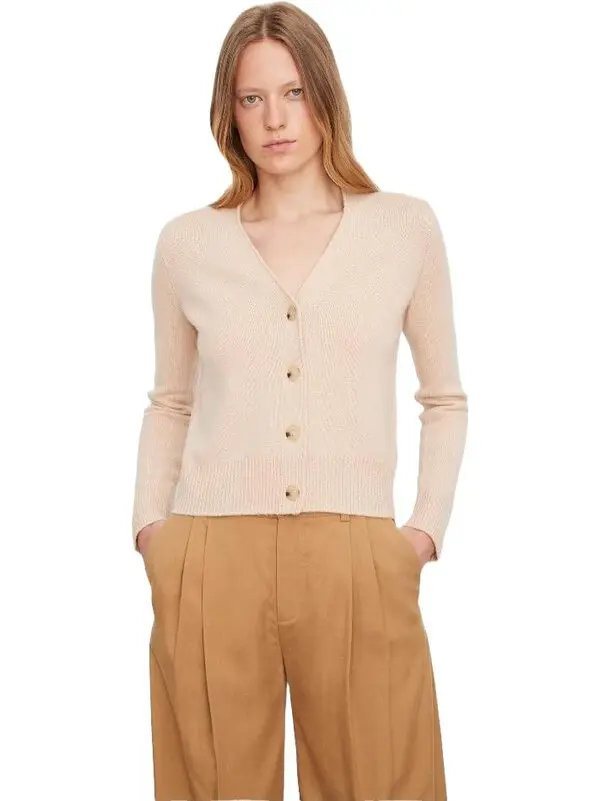 Vince Cashmere Cardigan - Nude
