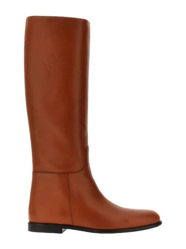 Etro Almond-toe Riding Boots - Brown
