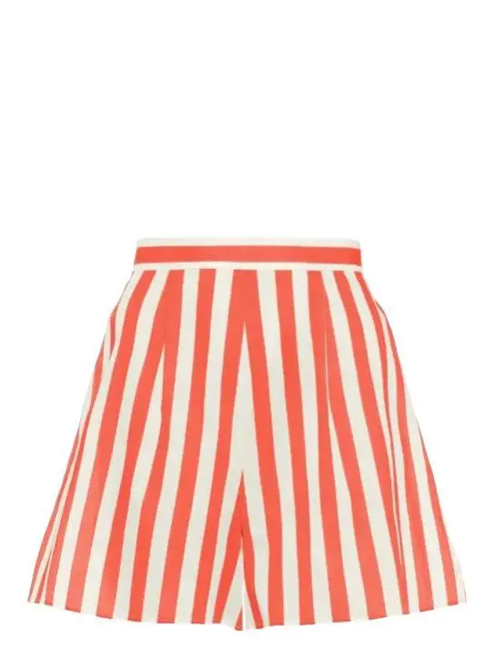 ERES Striped Shorts - Orange