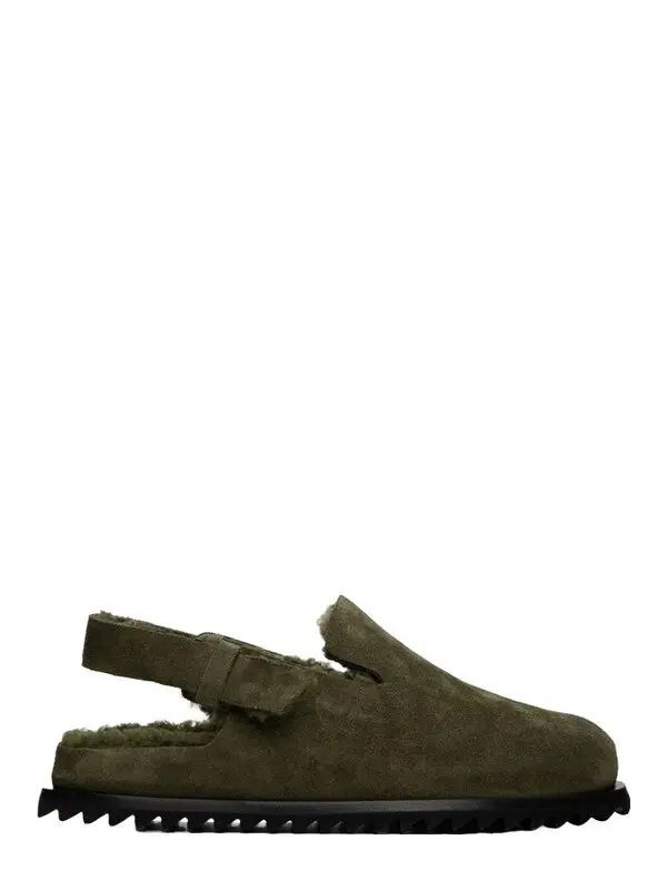Officine Creative Round Toe Flat Business Casual Shoes - Black