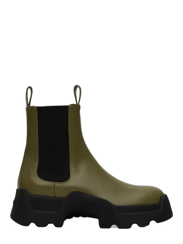 Proenza Schouler Stomp Leather Chelsea Boots - Black