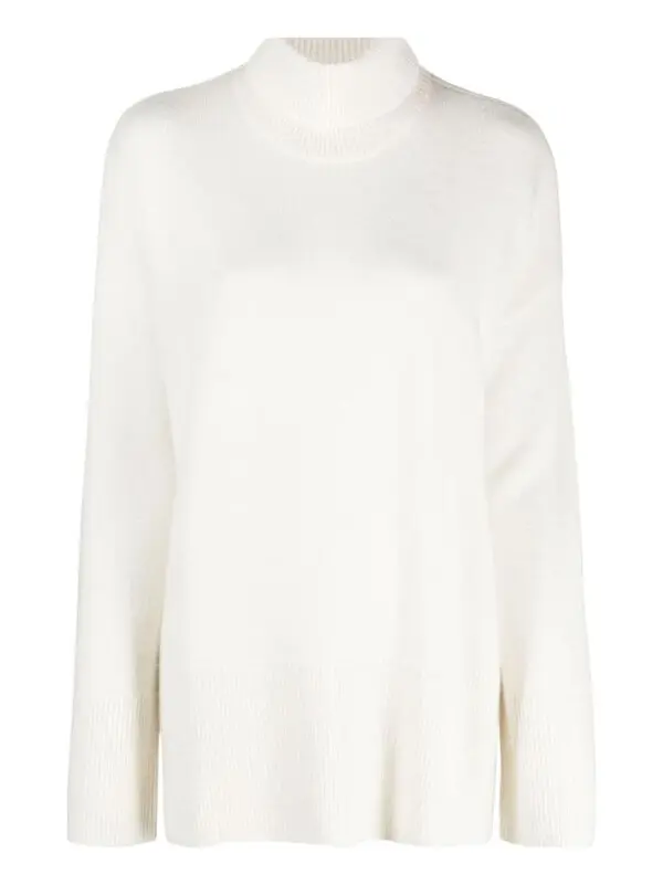 P.a.r.o.s.h Drop-shoulder Crew-neck Jumper - White