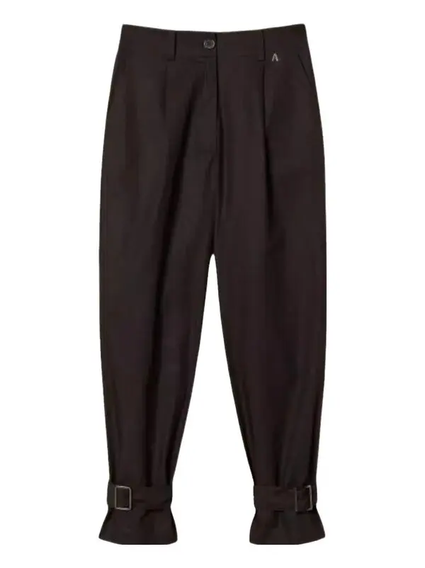 TWINSET Buckle-detail Trousers - Black