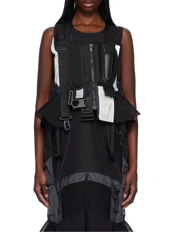 Junya Watanabe Komine Protector Paneled Vest - Black