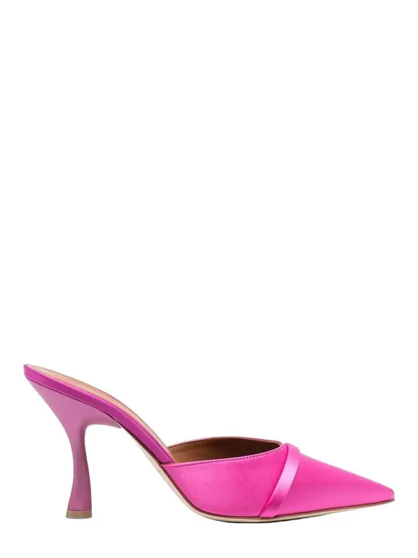 MALONE SOULIERS 95mm Sculpted Heeled Mules - Pink