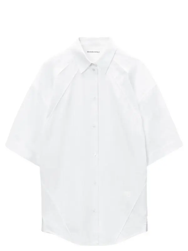 Alexander Wang Short-sleeve Shirt Dress - White