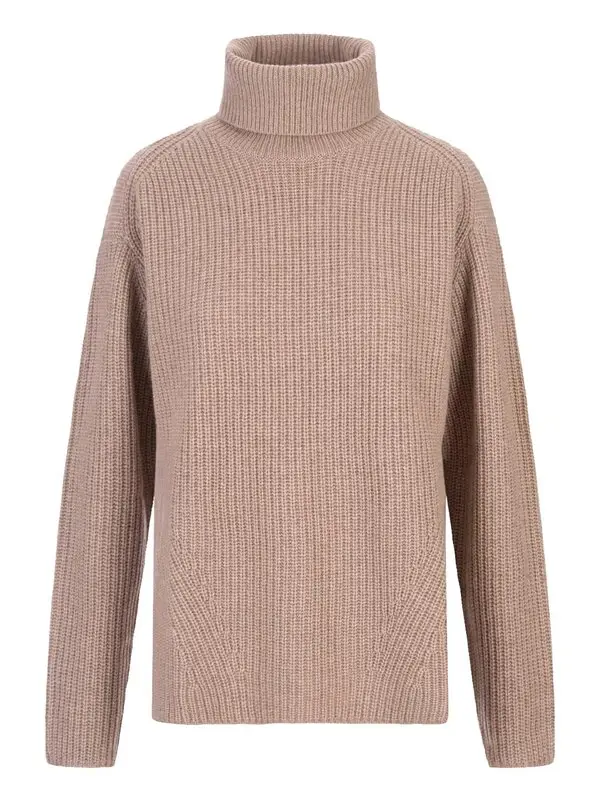 P.a.r.o.s.h Turtleneck Knit Sweater - Nude